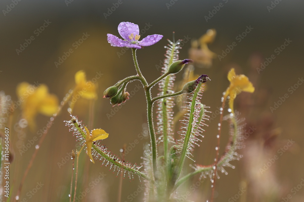 Drosera indica, sometimes known as the Indian sundew, is a species of ...
