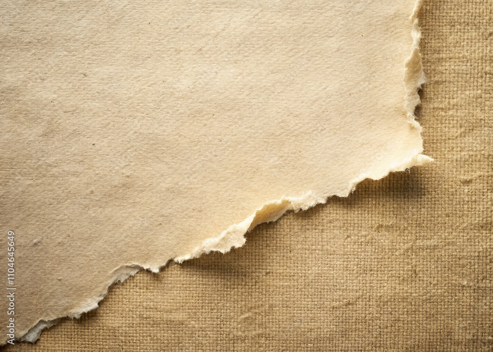 Torn Paper Page with Copy Space for Creative Design Projects, Text ...