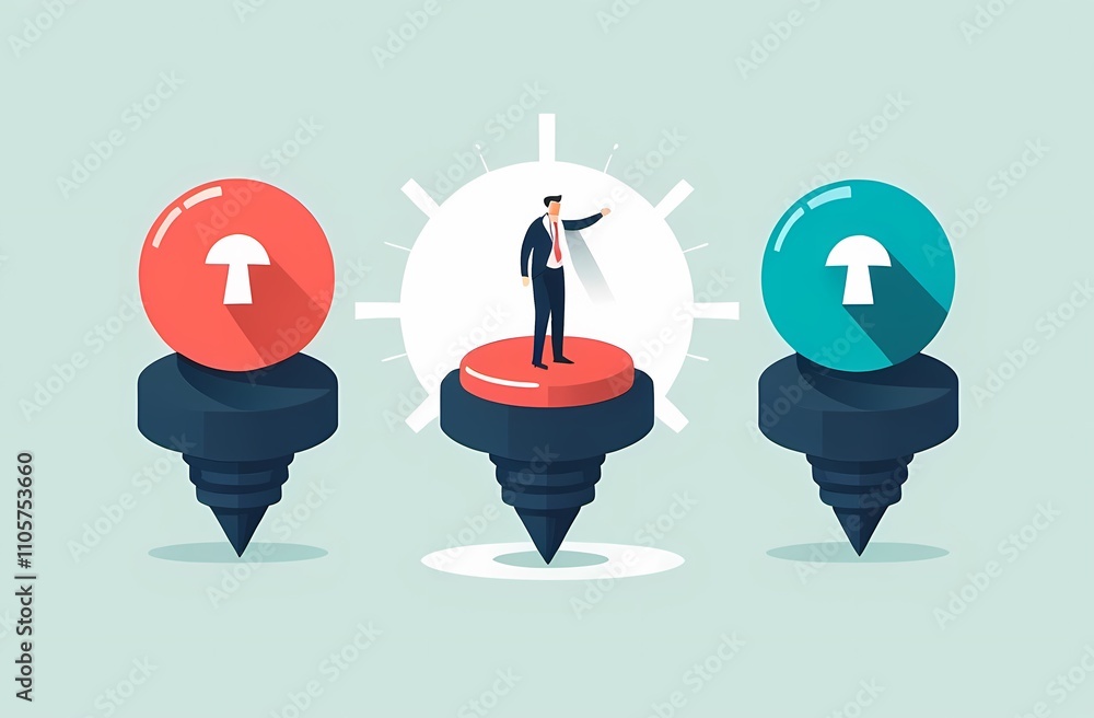 Paradigm shift technology to new business level, control or shifting ...