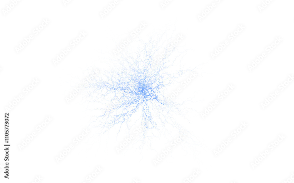 Photo & Art Print Lightning Strike: A dramatic strike of lightning ...