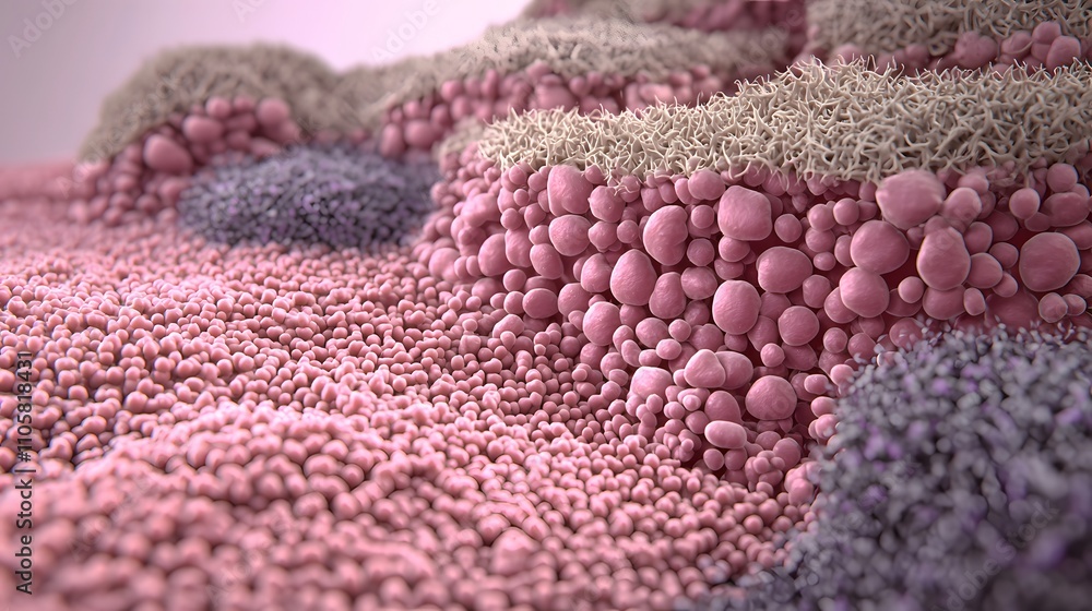 An image showcasing the subcutaneous layer with visible fat cells and ...