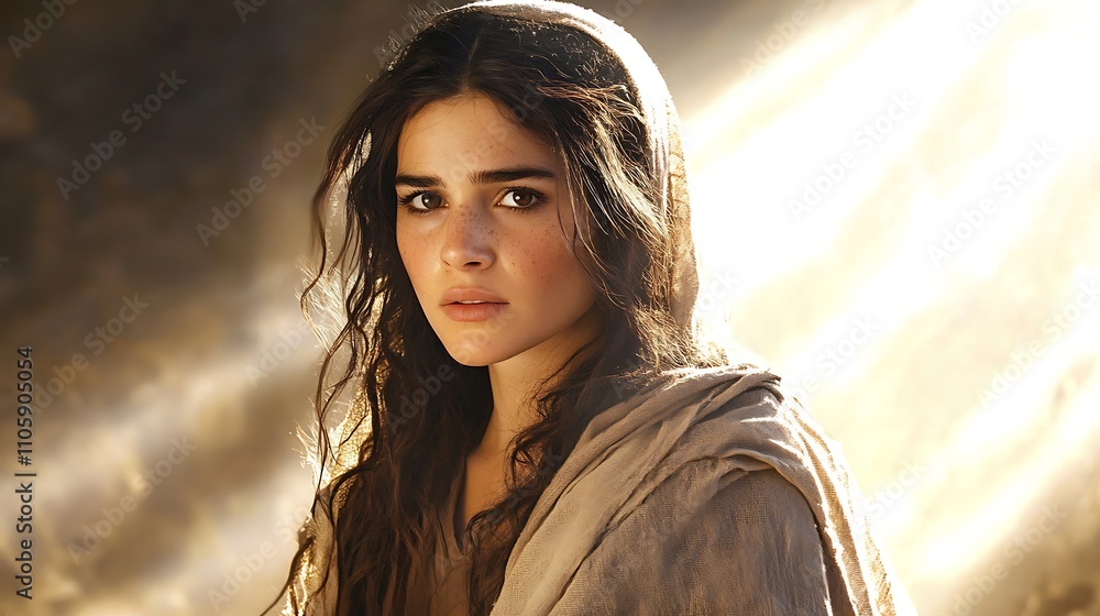 Deborah: The Brave Judge and Prophetess of Israel Stock Illustration ...