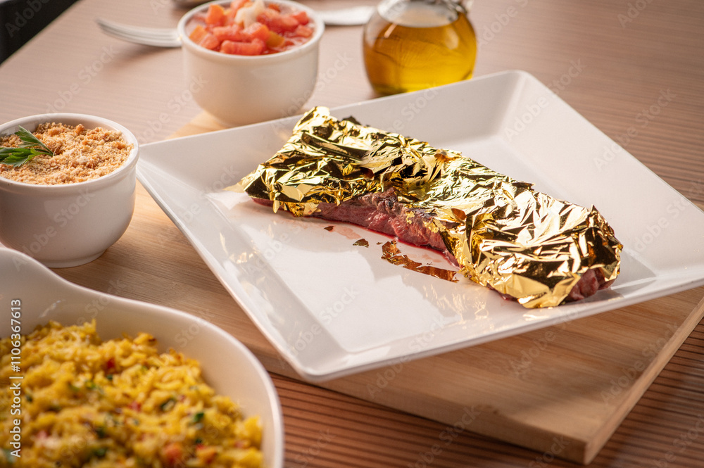 comida de boteco , comida mineira , arroz e feijao , tutu, carne com ...