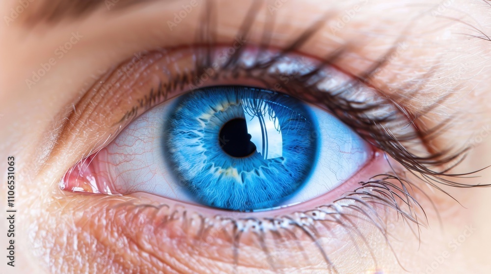 Eyes: Organs that sense light and transmit visual signals to the brain ...