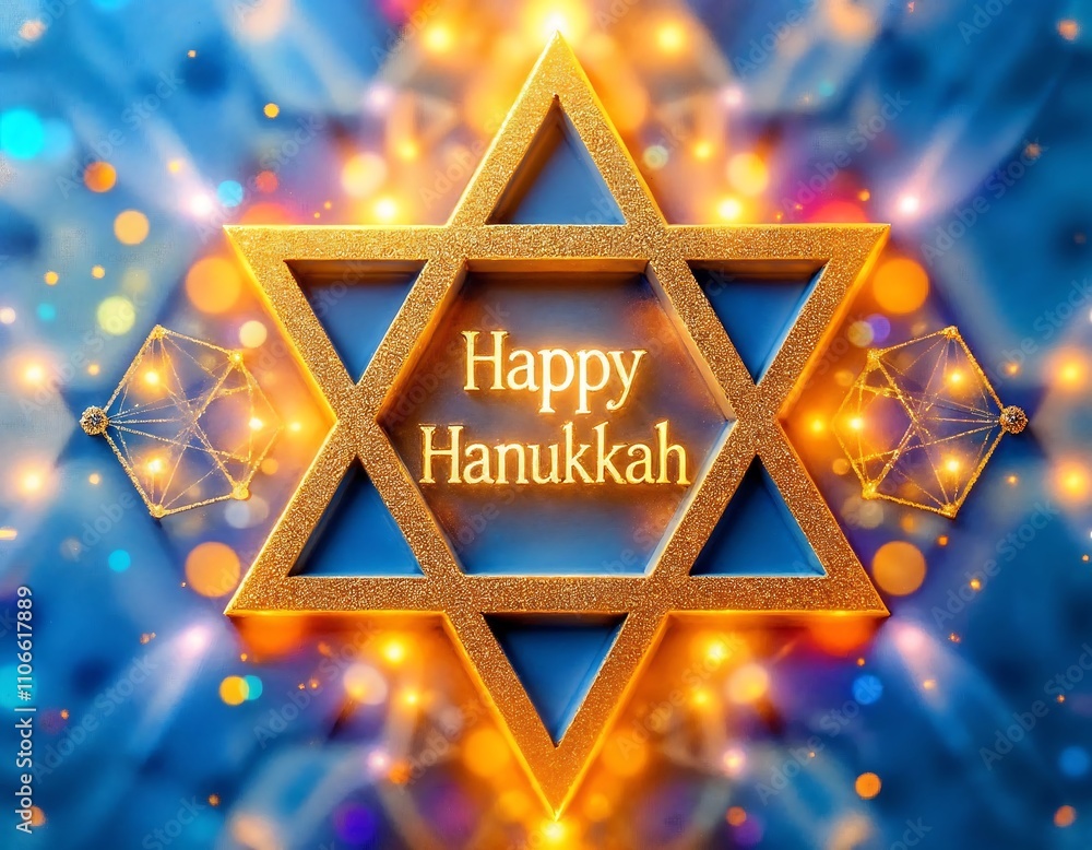 Celebrate Hanukkah 2025 with joy and light in a vibrant display of the ...