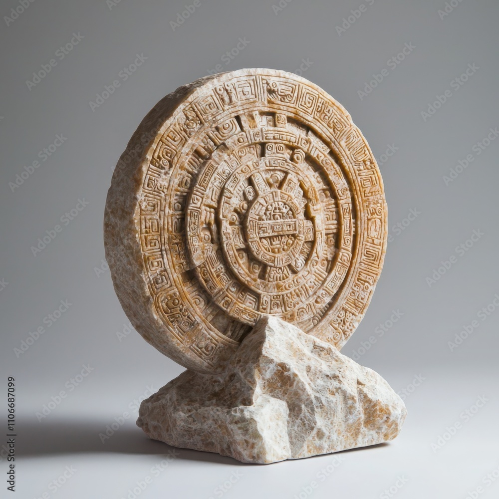 Exploring the ancient mayan calendar stone carving mexico sculpture ...