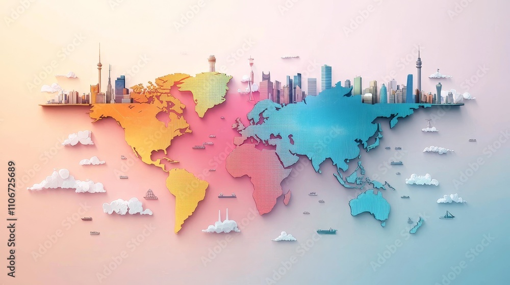 High definition PPT design background map with super detailed parts ...