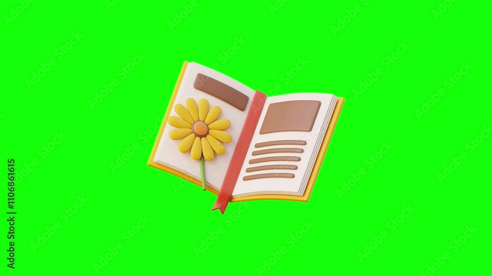 Green screen animation motion graphic with chroma key clip template 4k ...