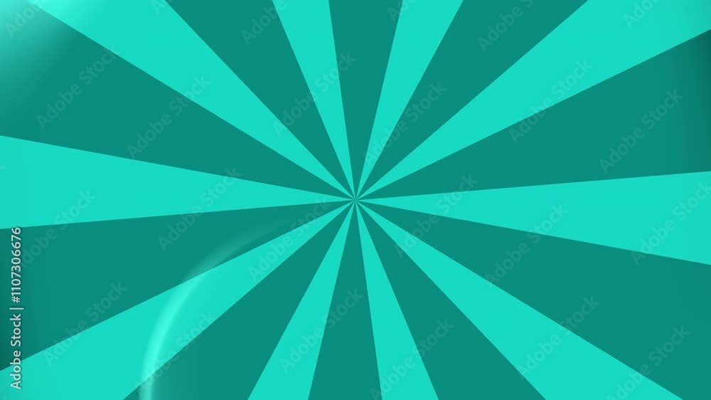 Cartoon spinning teal and light teal color with dark teal abstract ...