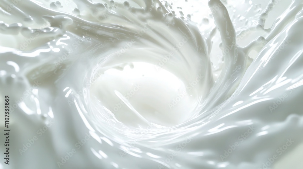 Milk rivers converging with prismatic light: A digital background ...