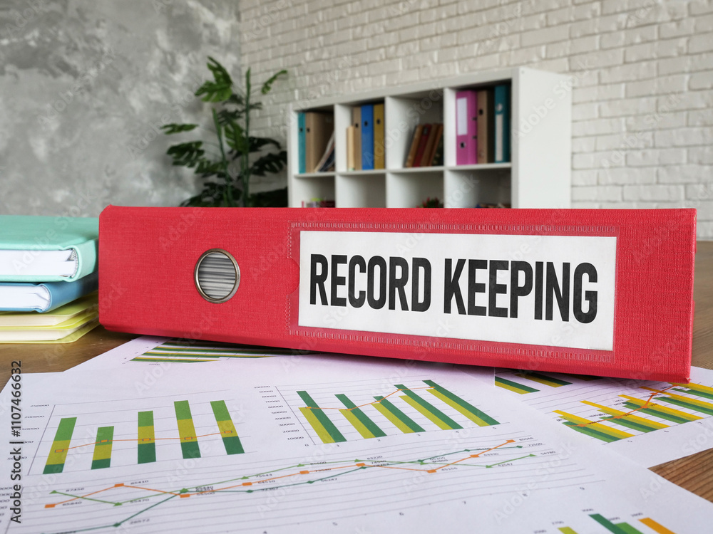 Póster Record keeping of Personal records is shown using the text ...