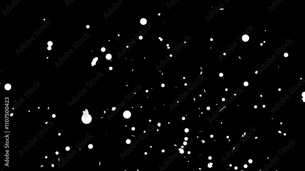 Looping snow overlay animation in alpha channel. Perfect for winter ...