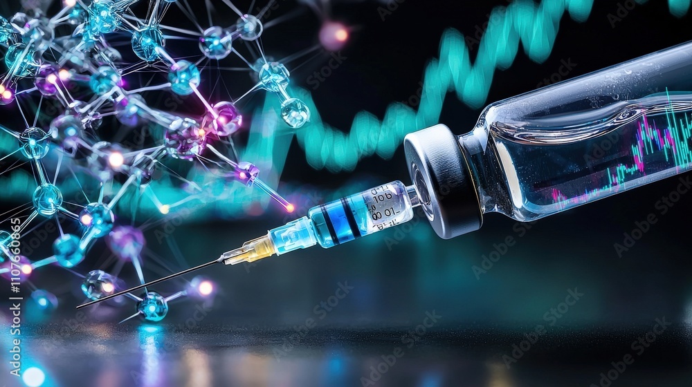 Vaccine development process laboratory scientific visualization health ...