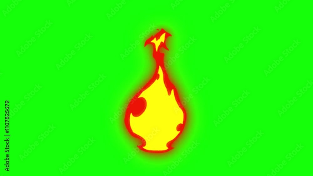 Green screen animation motion graphic with chroma key clip template 4k ...