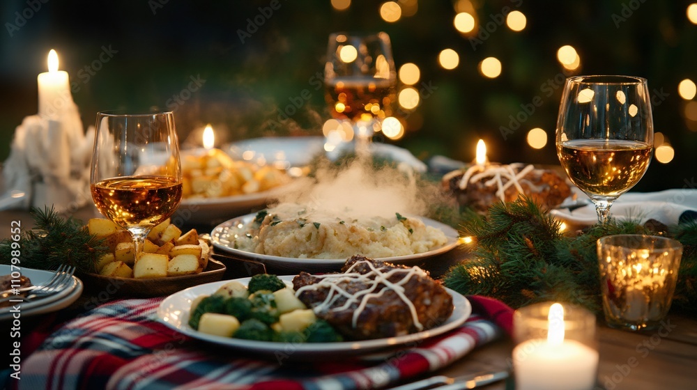 scottish burns night dinner, the grand scottish table is all set for ...