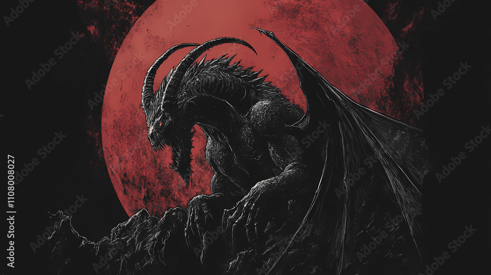 Infernal beastmaster of the abyssal plains - gothic horror and dark ...