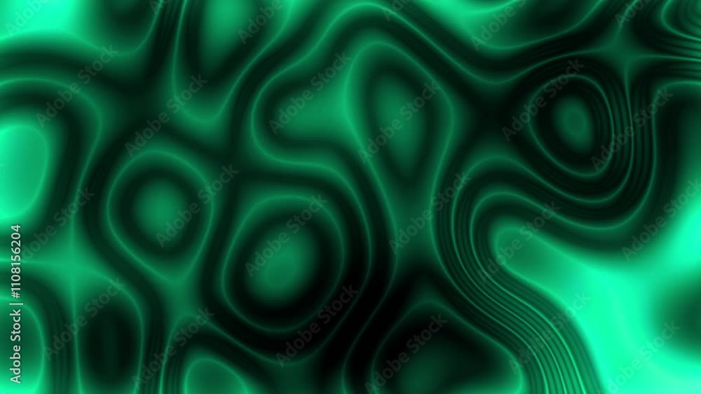 Blue abstract topographic map with flowing contours and vibrant ...