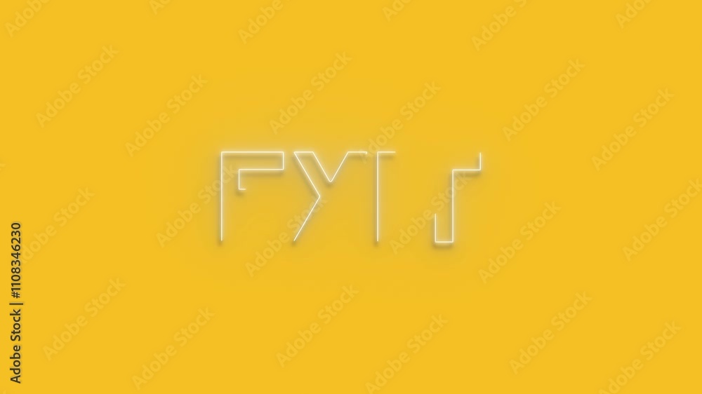 'Exit' sign with bright colors background. Exit text animation. Exit ...
