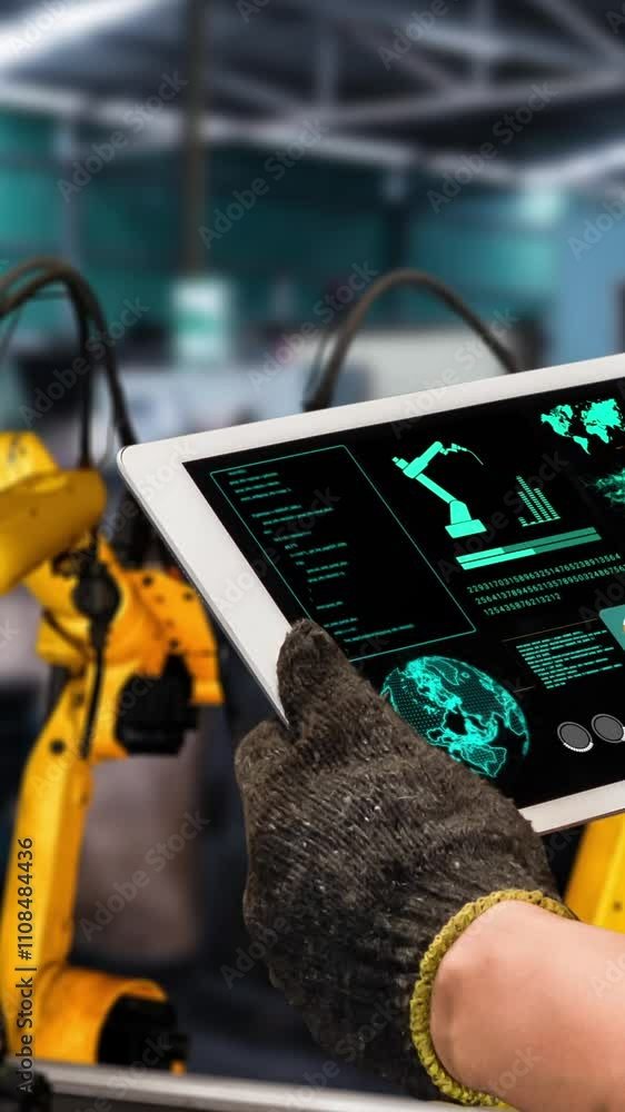 Smart industry robot arms modernization for innovative factory ...