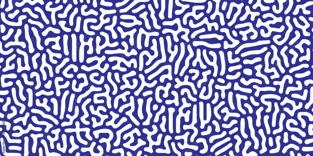 Abstract Turing pattern. Reaction diffusion pattern. chaotic motion ...