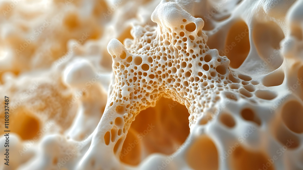 Exploring Porous Structures: Cellular Anatomy, Microscopic Detail, Intricate Design, Organic ...