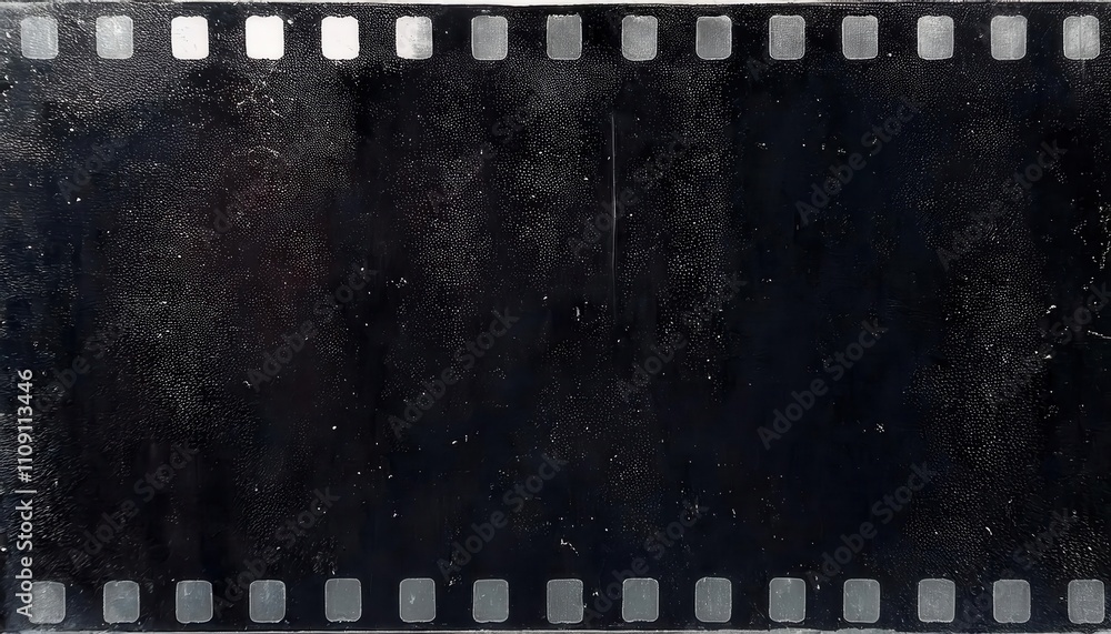 Vintage Filmstrip Frame with Distressed Texture. Retro Inspired ...