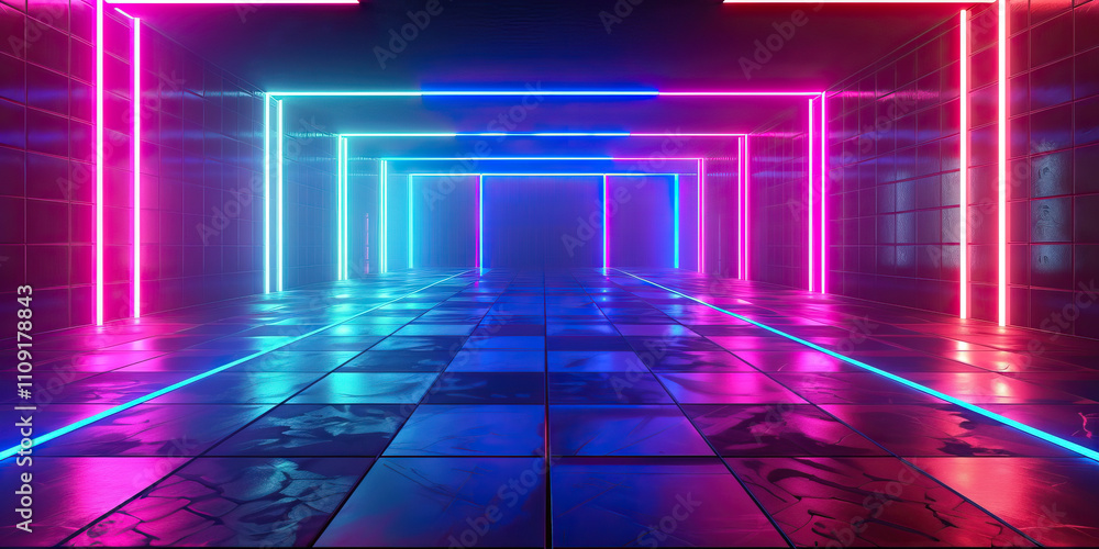 80s Neon Glow: Neon colors like electric blue, hot pink, and neon green ...