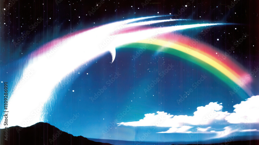 Moonbow: The Rainbow at Night - Imagine a scene where a moonbow appears ...