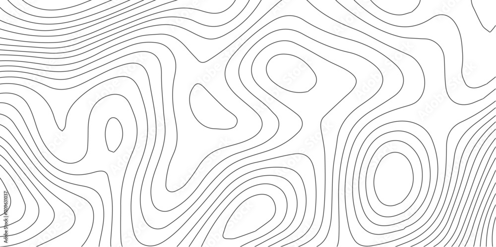 The black grey on white contours vector topography stylized height of ...