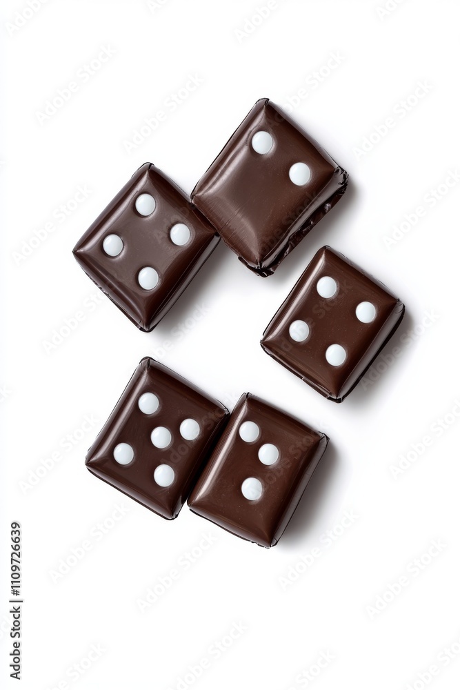 Domino numbers four and four on a transparent background. Stock Photo ...