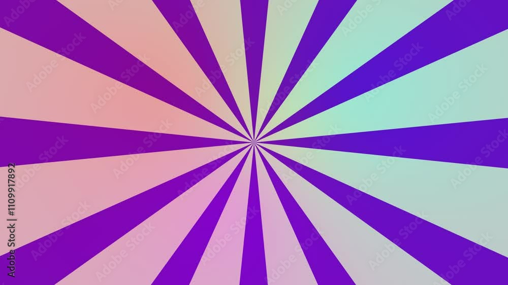 Spiral 4 gradients background. Cartoon-type Seamless loop. Pop art ...