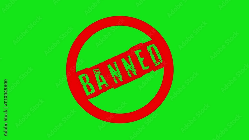 Warning or stop or no entry or Bad or Ban or Prohibited or forbidden or ...