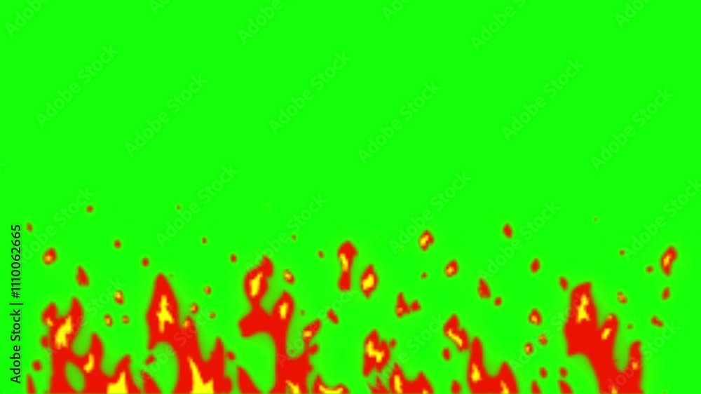 Green screen animation motion graphic with chroma key clip template 4k ...