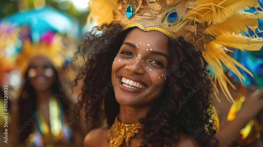 Beautiful happy female model in bright colorful clothes dances on the ...