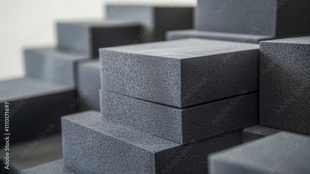 Poster Soundproofing closed cell acoustic foam blocks for fireproof ...