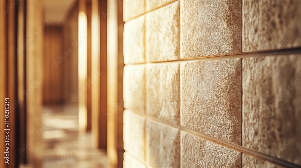 Interior wall insulation with a focus on texture and detail in modern ...