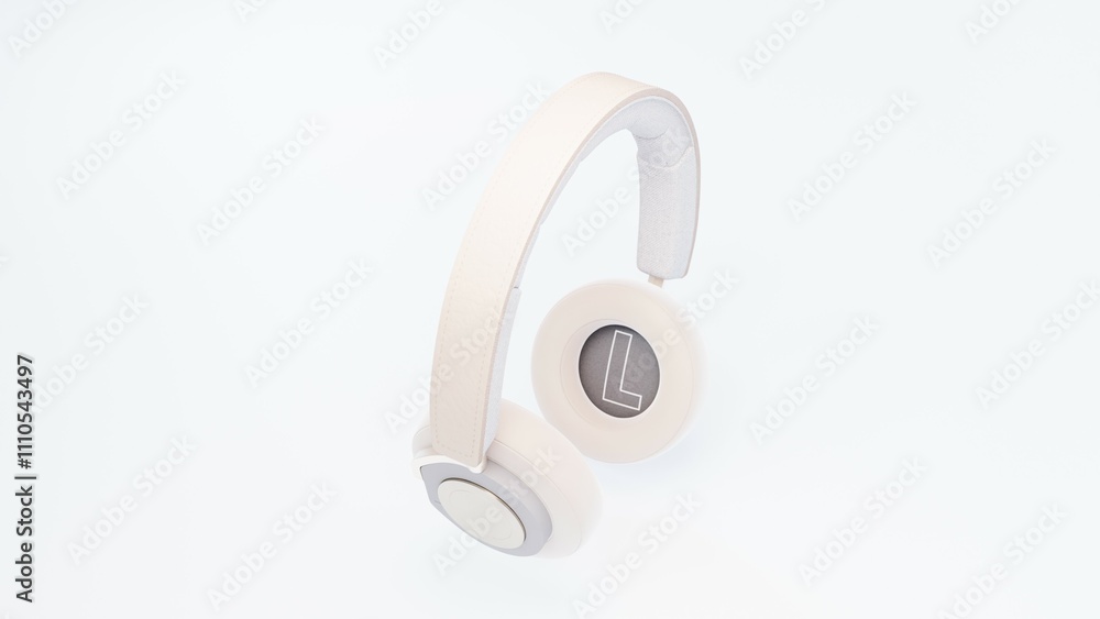 Various color 3D render headphones with vibrant designs, perfect for e ...