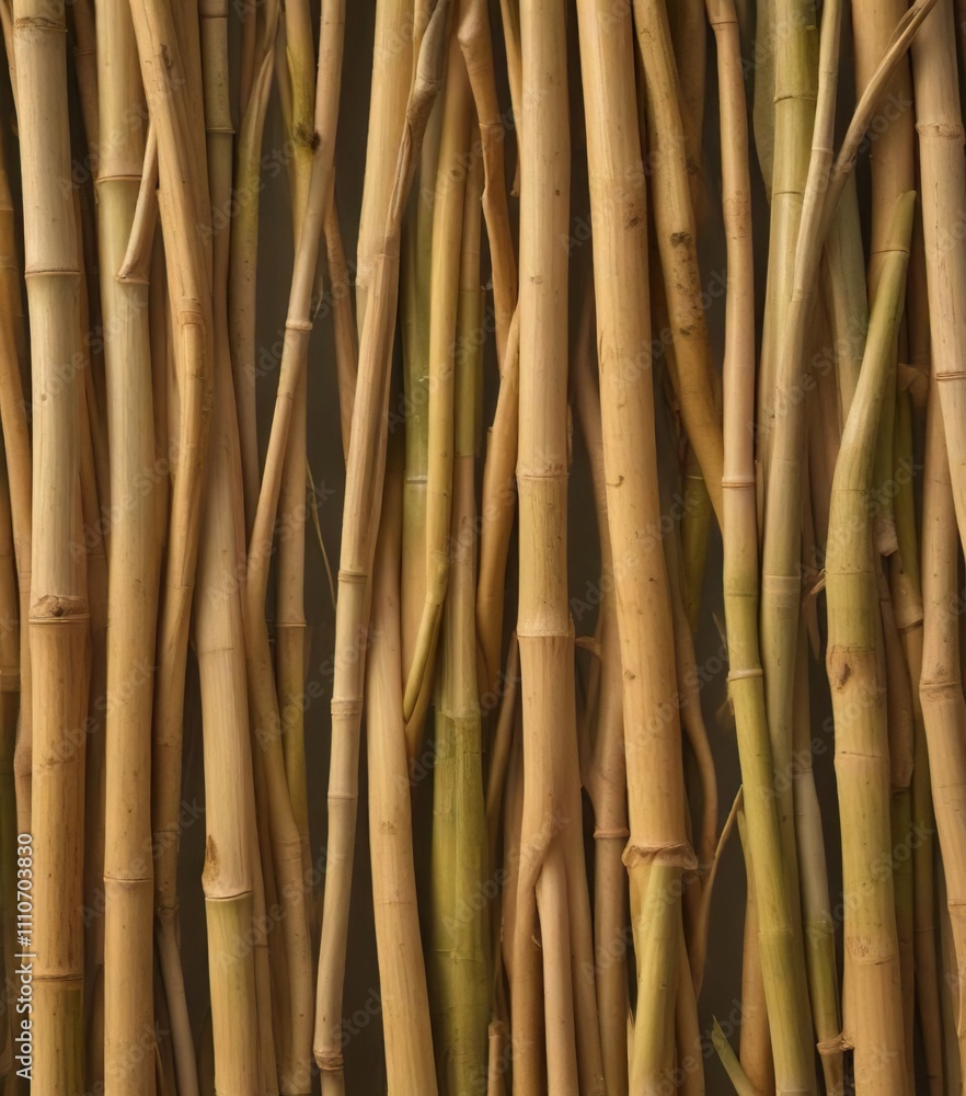 Bamboo straw texture with subtle waves and organic curves, texture ...