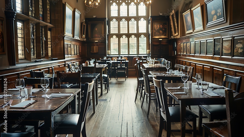 Tabldot food menu in the refectory Stock Photo | Adobe Stock