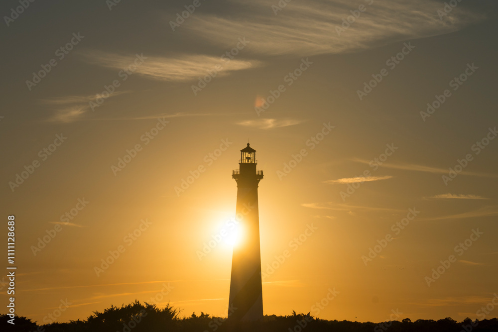 Cape Hatteras Light is a lighthouse located on Hatteras Island in the ...