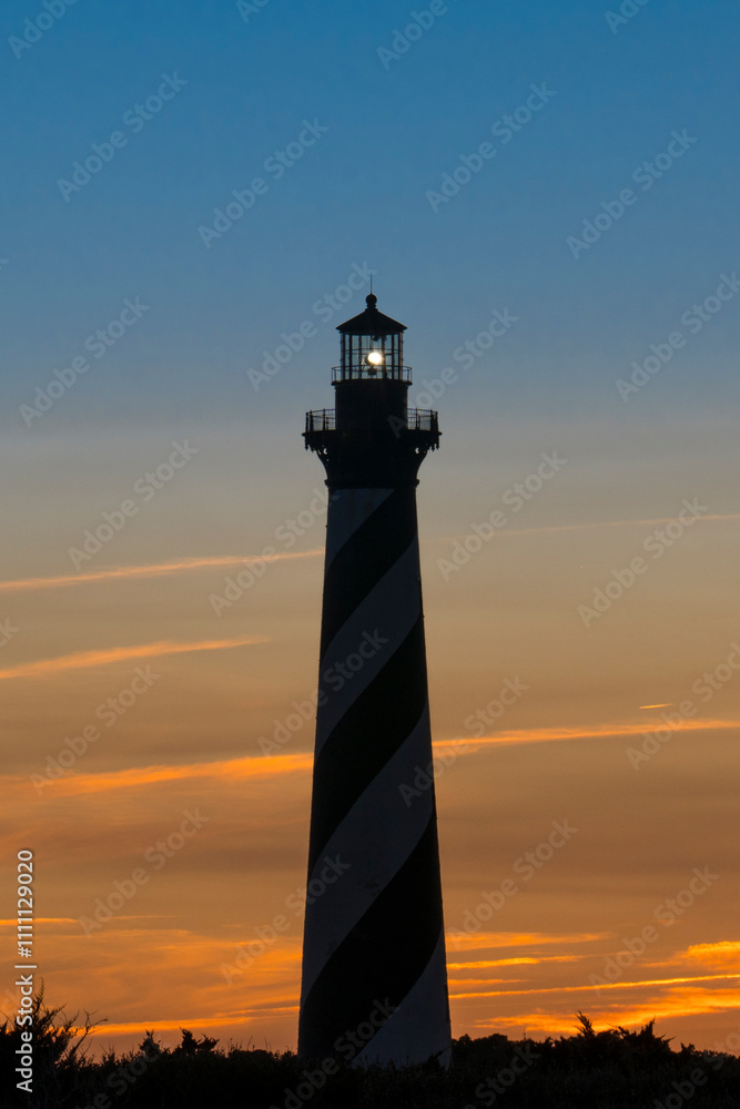 Cape Hatteras Light is a lighthouse located on Hatteras Island in the ...