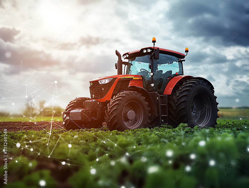 Autonomous tractor with artificial intelligence, digitalization and ...