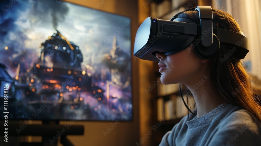 3D modern objects for watching video content, movies. Browser, play ...