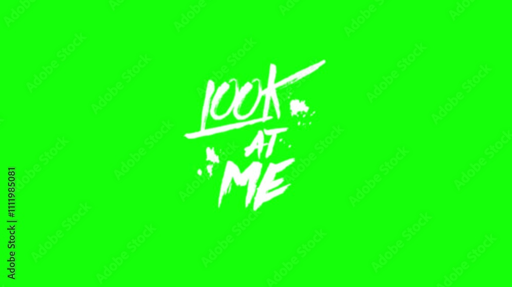 Green Screen text effect pop up animation motion graphic with chroma ...