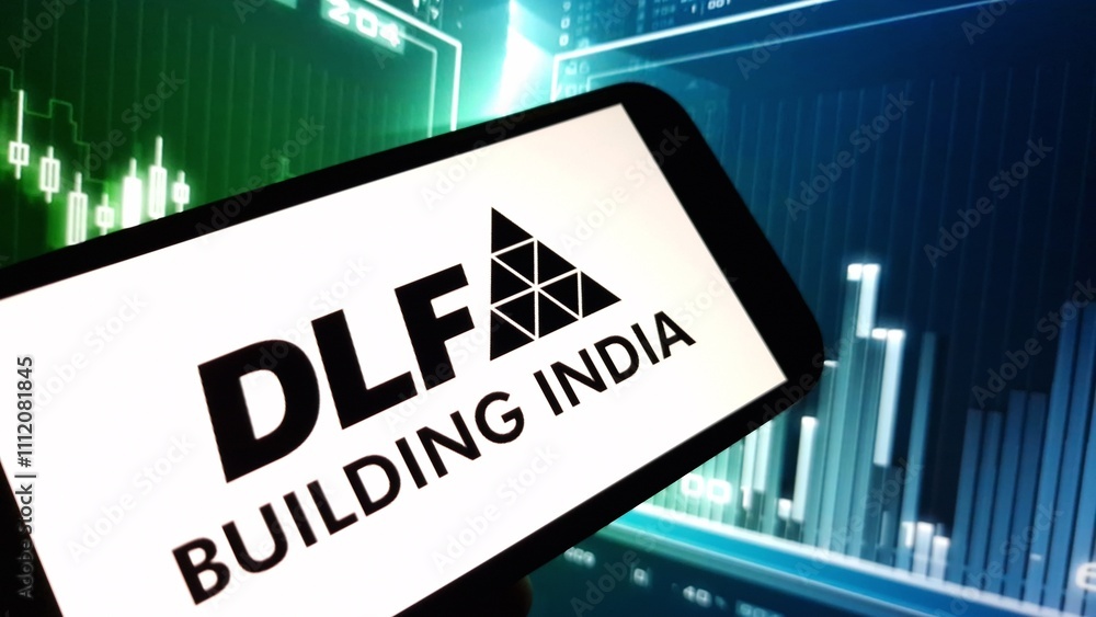 Konskie, Poland - December 01, 2024: DLF company logo displayed on ...