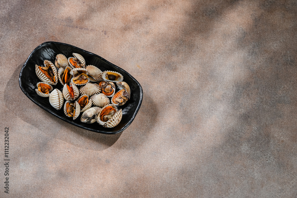 blood clams anadara granosa seafood served with sweet and sour ...