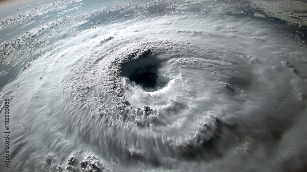 Hurricane Helene's powerful winds and structure are clearly shown in ...