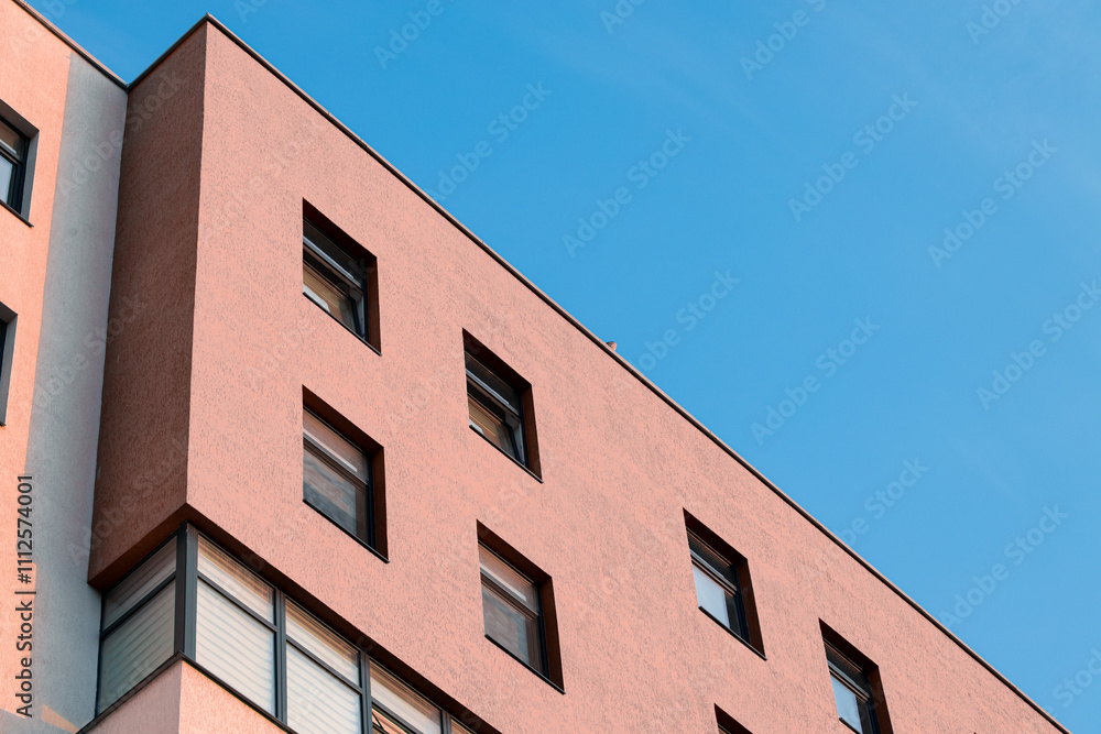 building facade exterior modern boring architecture object external ...