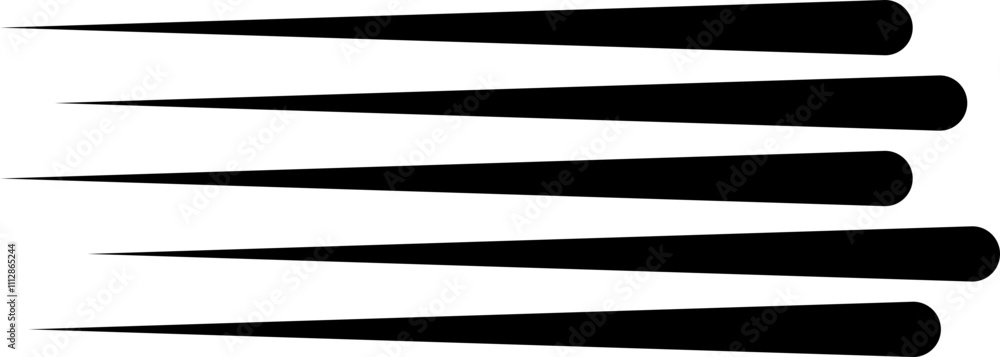 Speed vertical lines icon in flat. Vector for apps or web fast effect ...