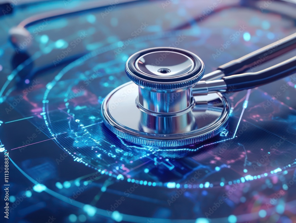 Medical stethoscope banner for healthcare professionals, highlighting ...